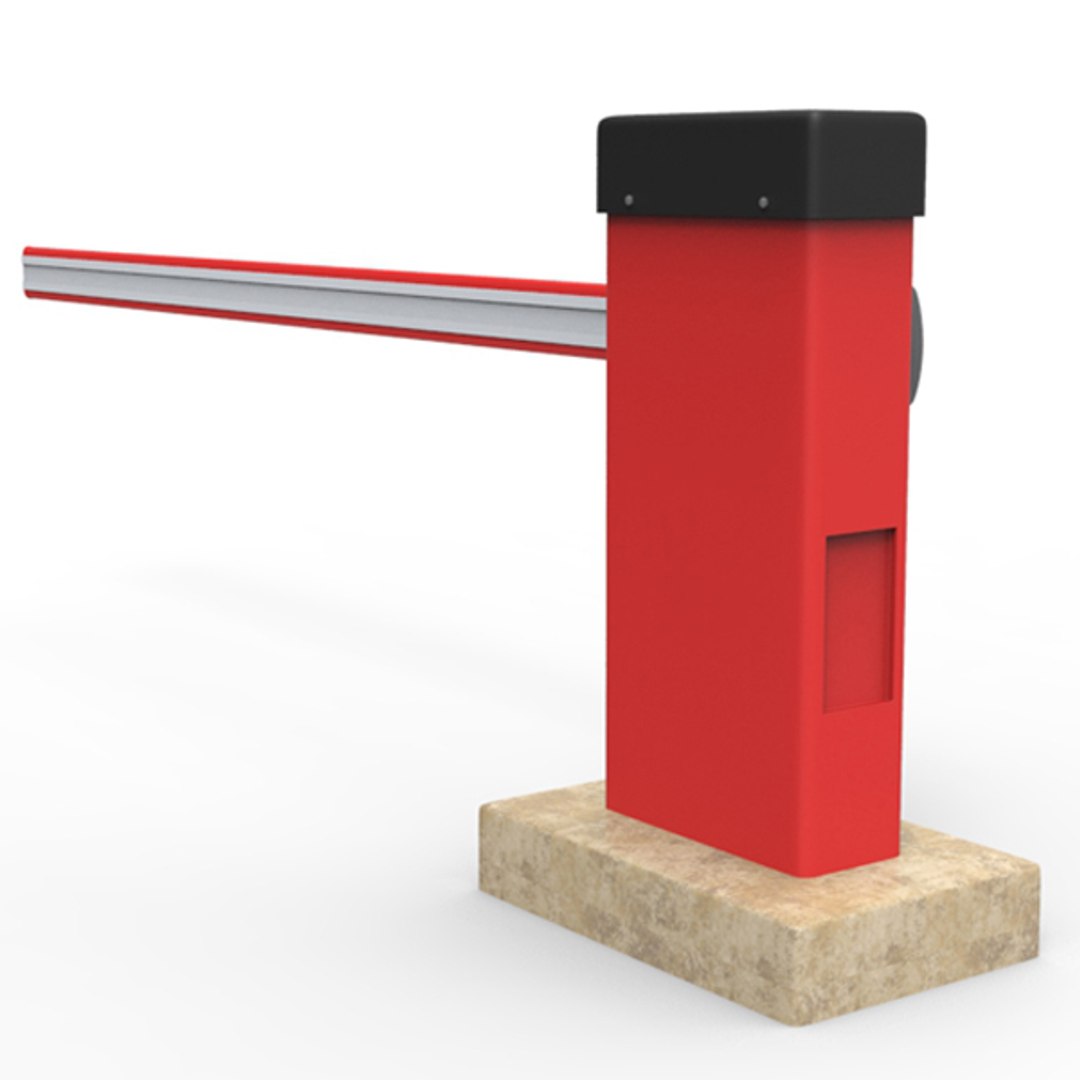 3d model automatic barrier