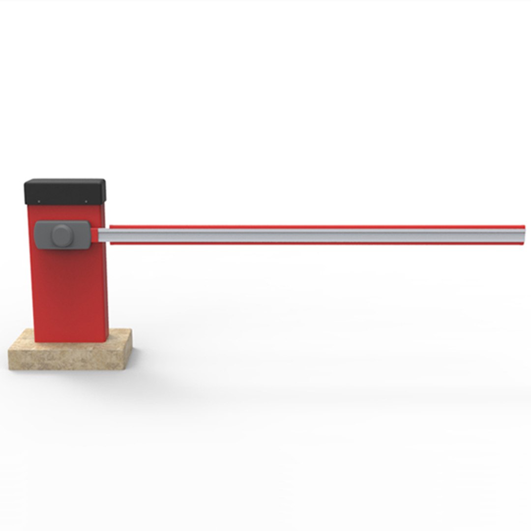 3d model automatic barrier