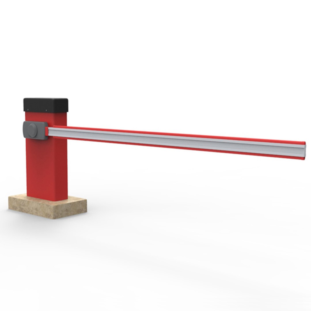 3d model automatic barrier
