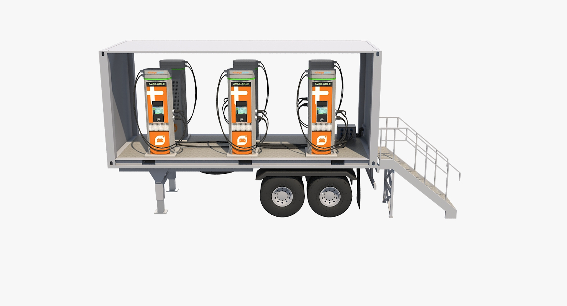 Portable Ev Fast Charging 3D Model - TurboSquid 1407356