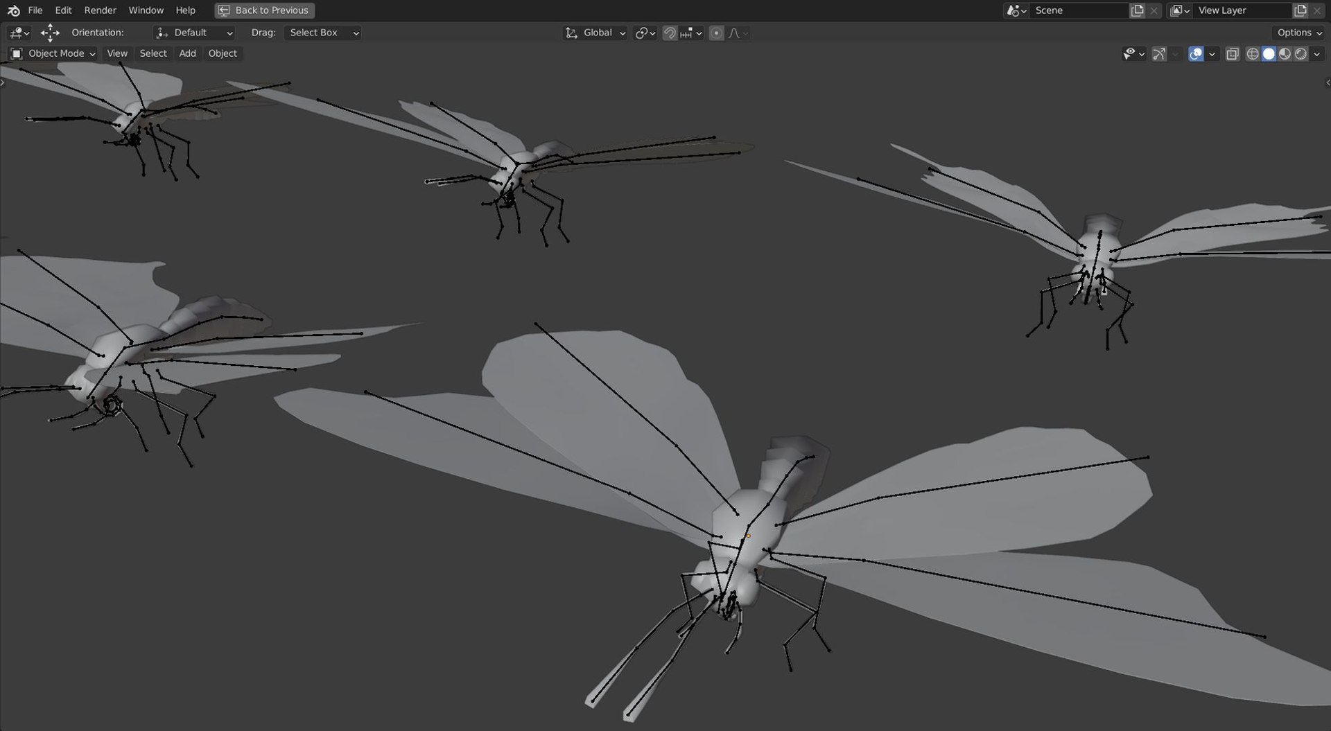 3D Butterfly Collection PBR Rigged Animated - TurboSquid 1782322
