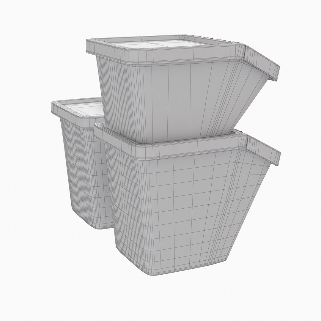 3D Sortera Recycling Bin Model - TurboSquid 1366563