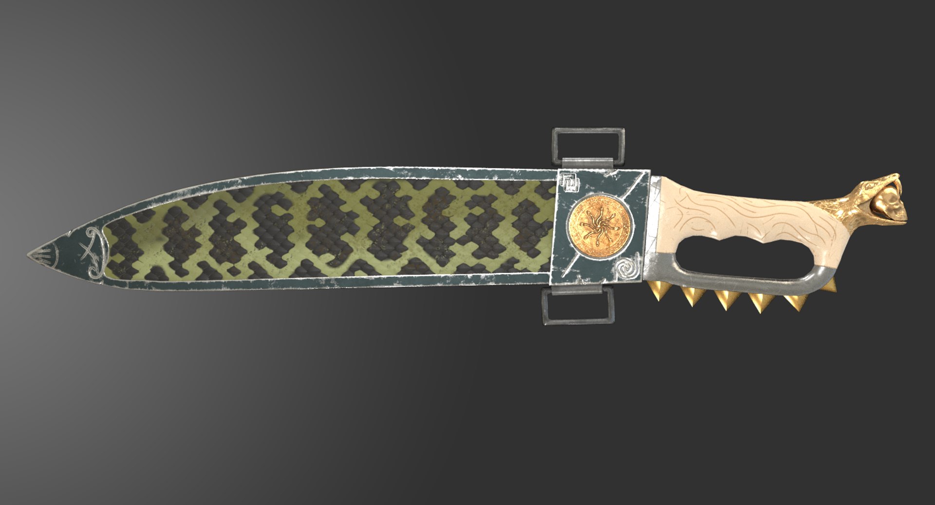 3d Model Kopis Sword