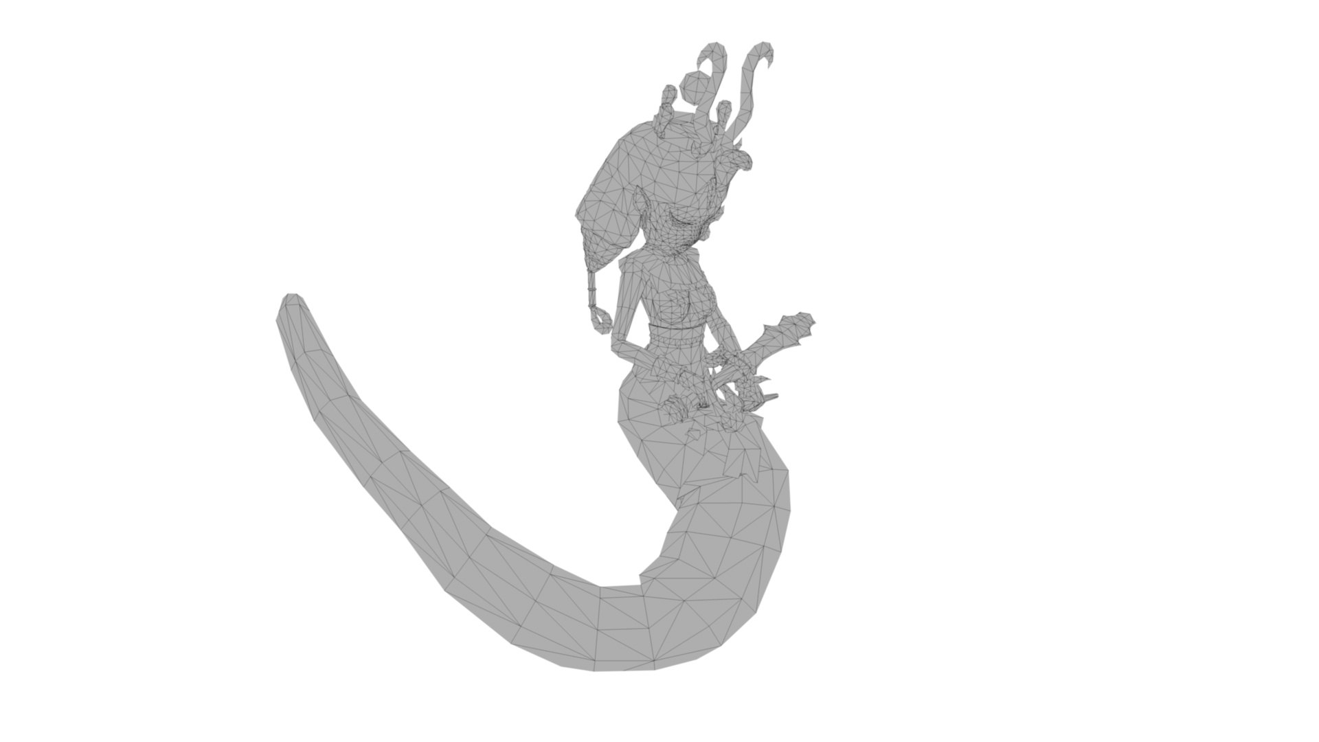 3D Snake Girl Model - TurboSquid 1962829