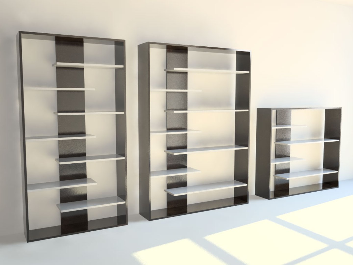 Free Book Shelf 3d Model