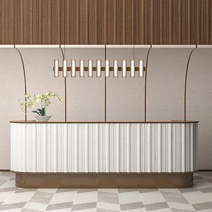 Download 3D Reception Desk SketchUp Models - TurboSquid