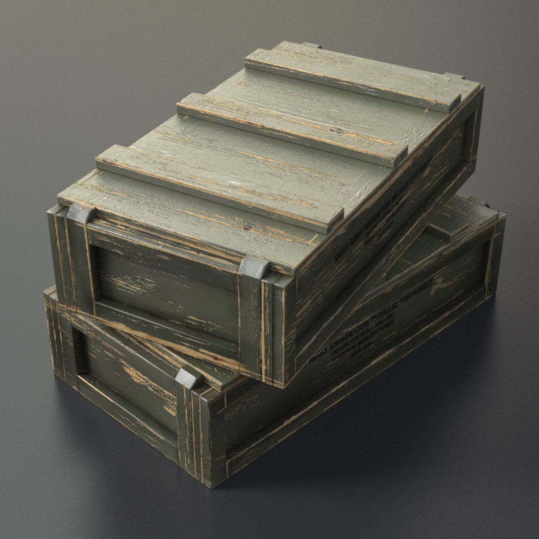 3d Ammo Box Crate