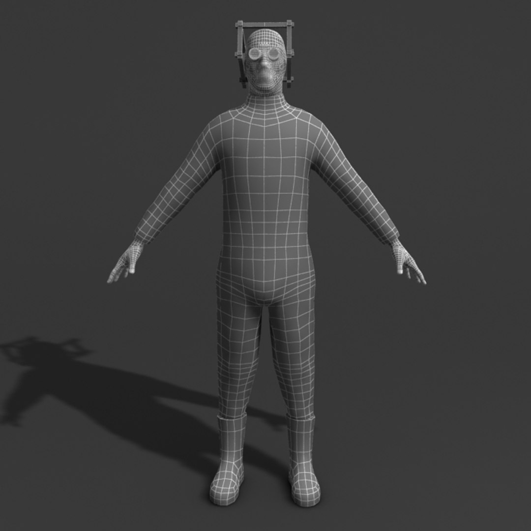 3d Model Rigged Character