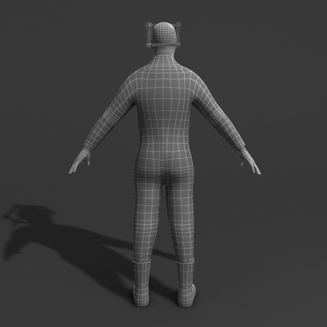 3d Model Rigged Character