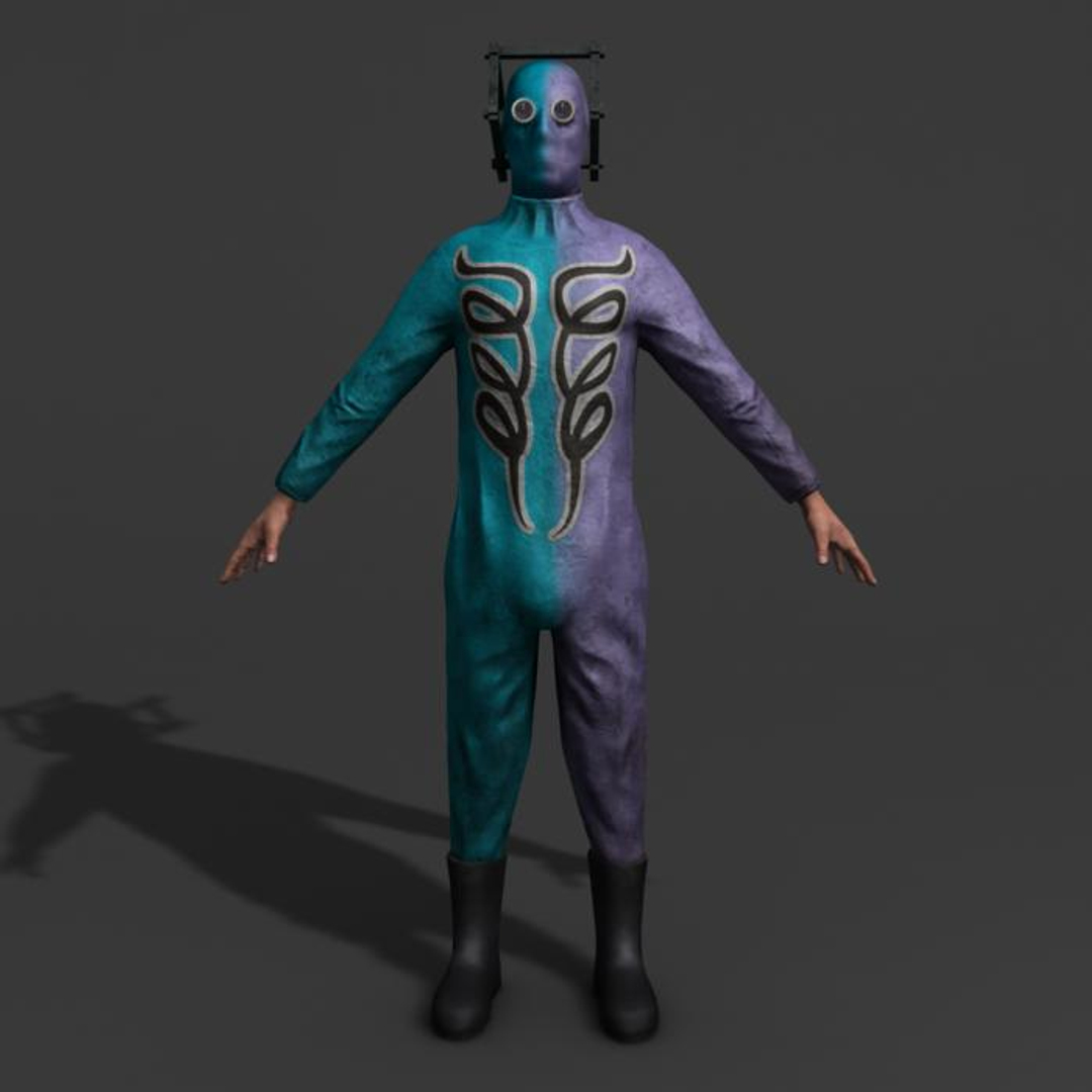 3d Model Rigged Character