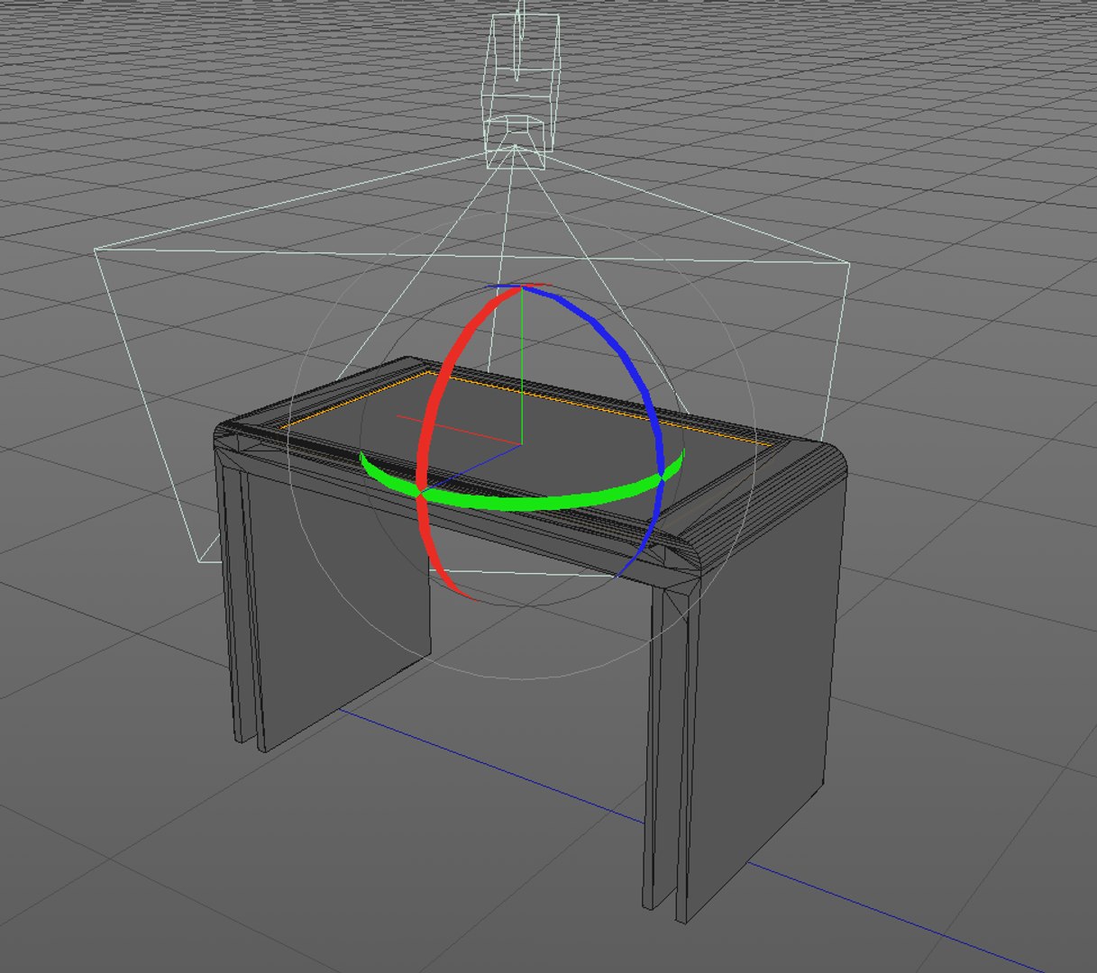 Touch-screen Table 3d Model