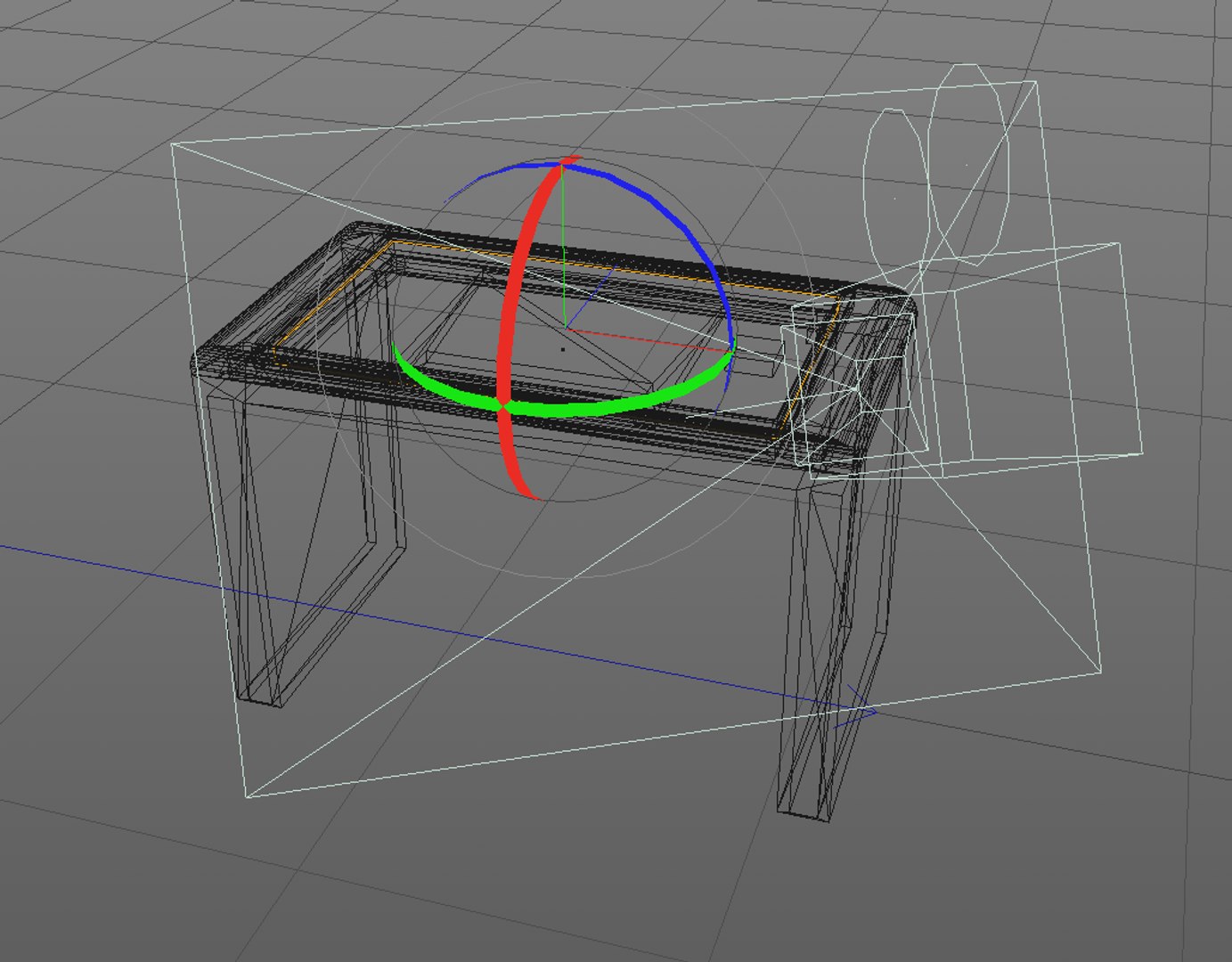 Touch-screen Table 3d Model
