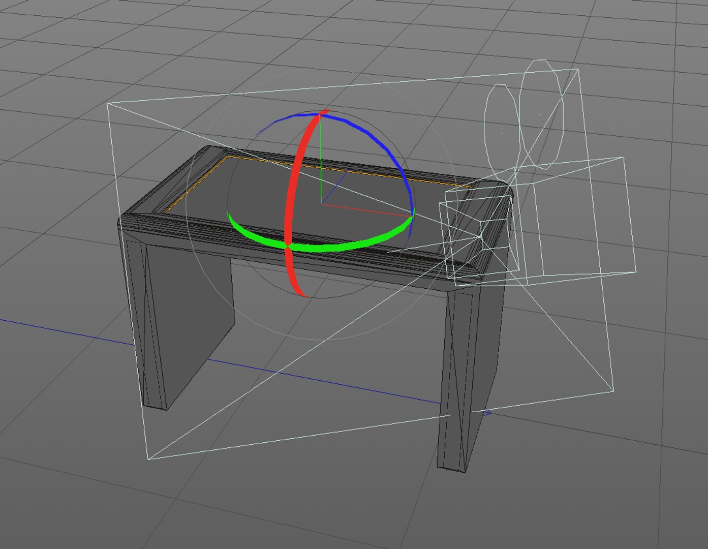Touch-screen Table 3d Model