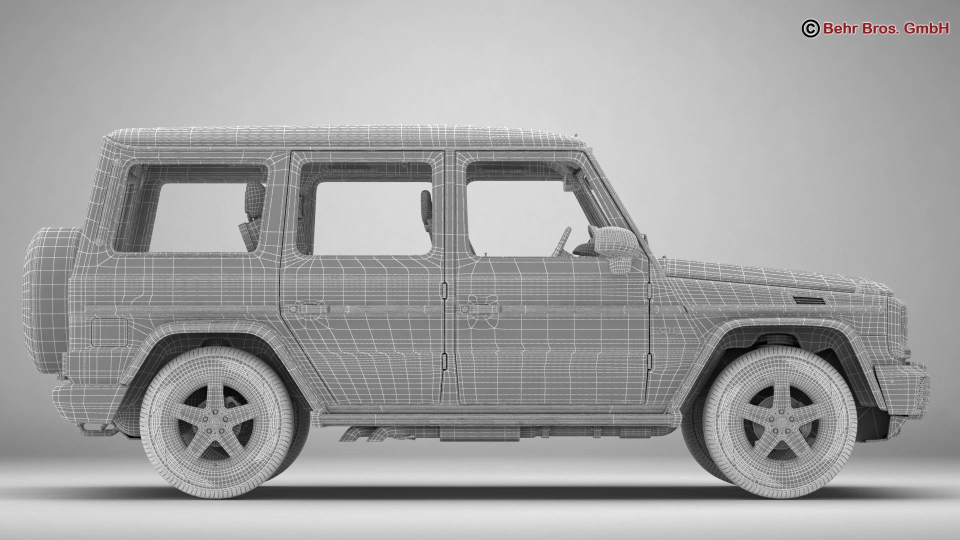mercedes g class g500 3d model