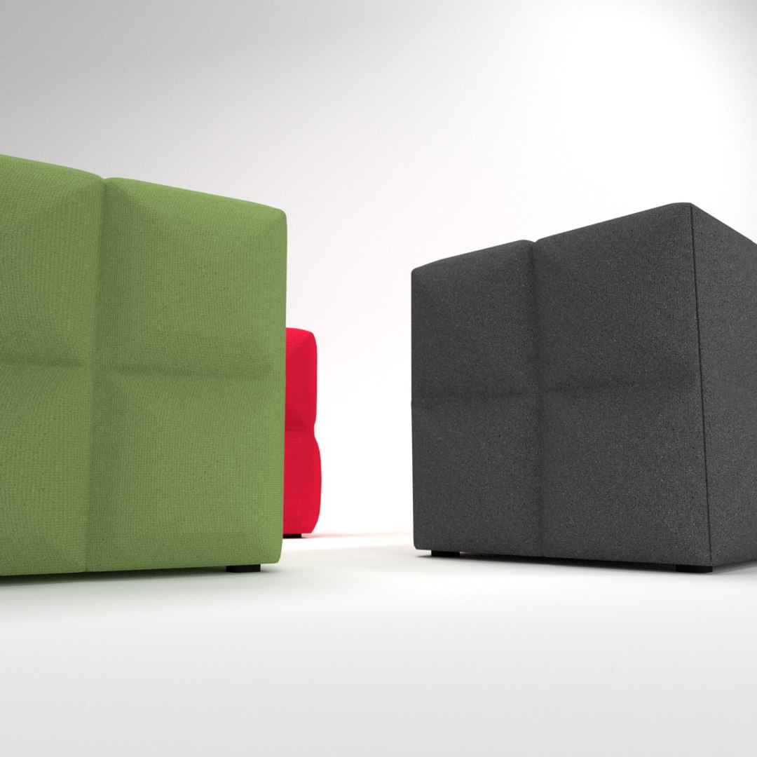 Interior Buzzicube Pouf 3D Model - TurboSquid 1233129