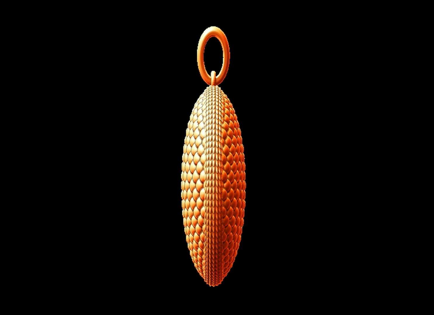 Snakeskin Textured Pendant 3D Model - TurboSquid 2376386
