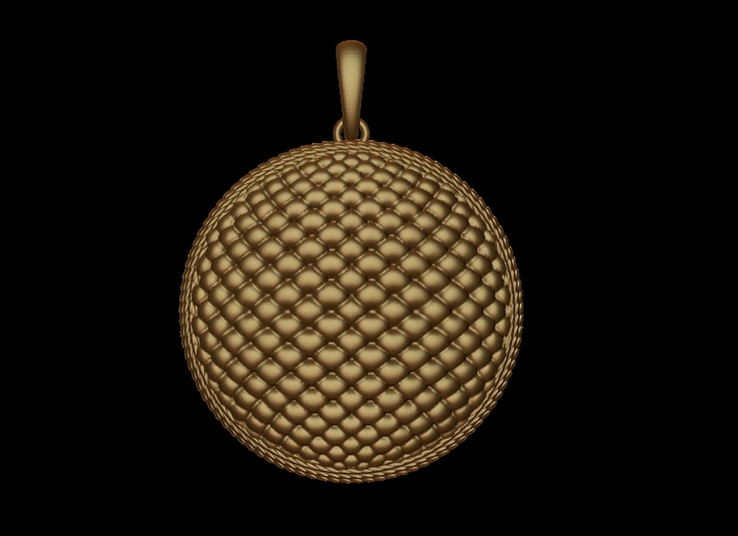 Snakeskin Textured Pendant 3D Model - TurboSquid 2376386