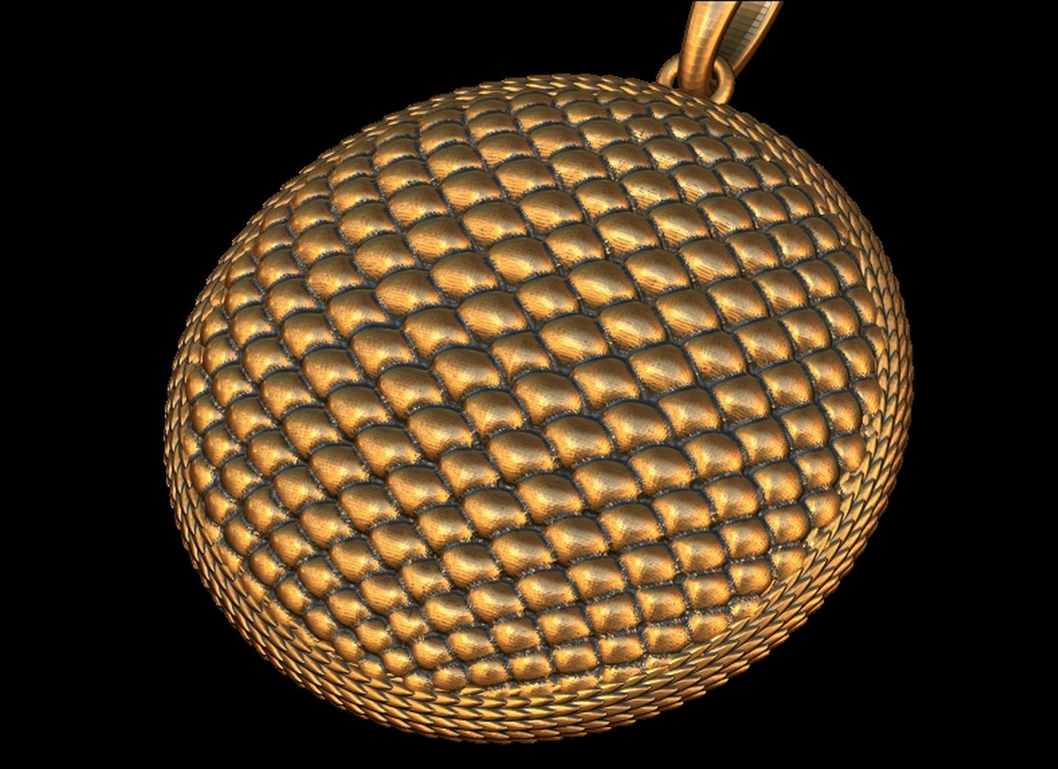 Snakeskin Textured Pendant 3D Model - TurboSquid 2376386