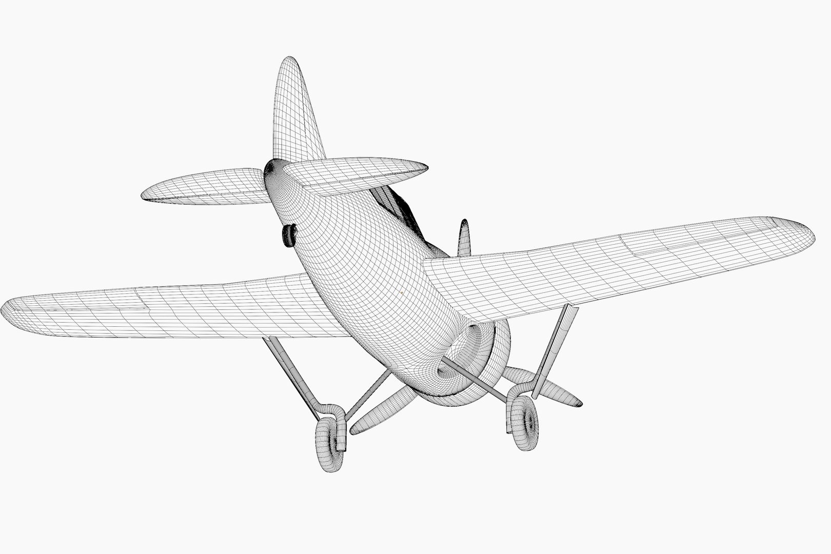 3D Very Simple Brewster F2A Buffalo Model - TurboSquid 1965866