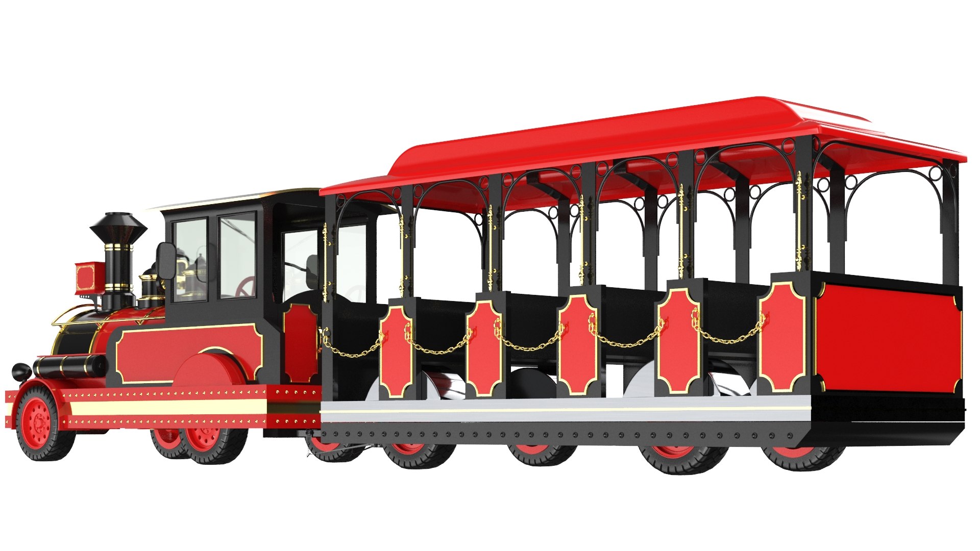 3D Two Detailed Trains - TurboSquid 2172229