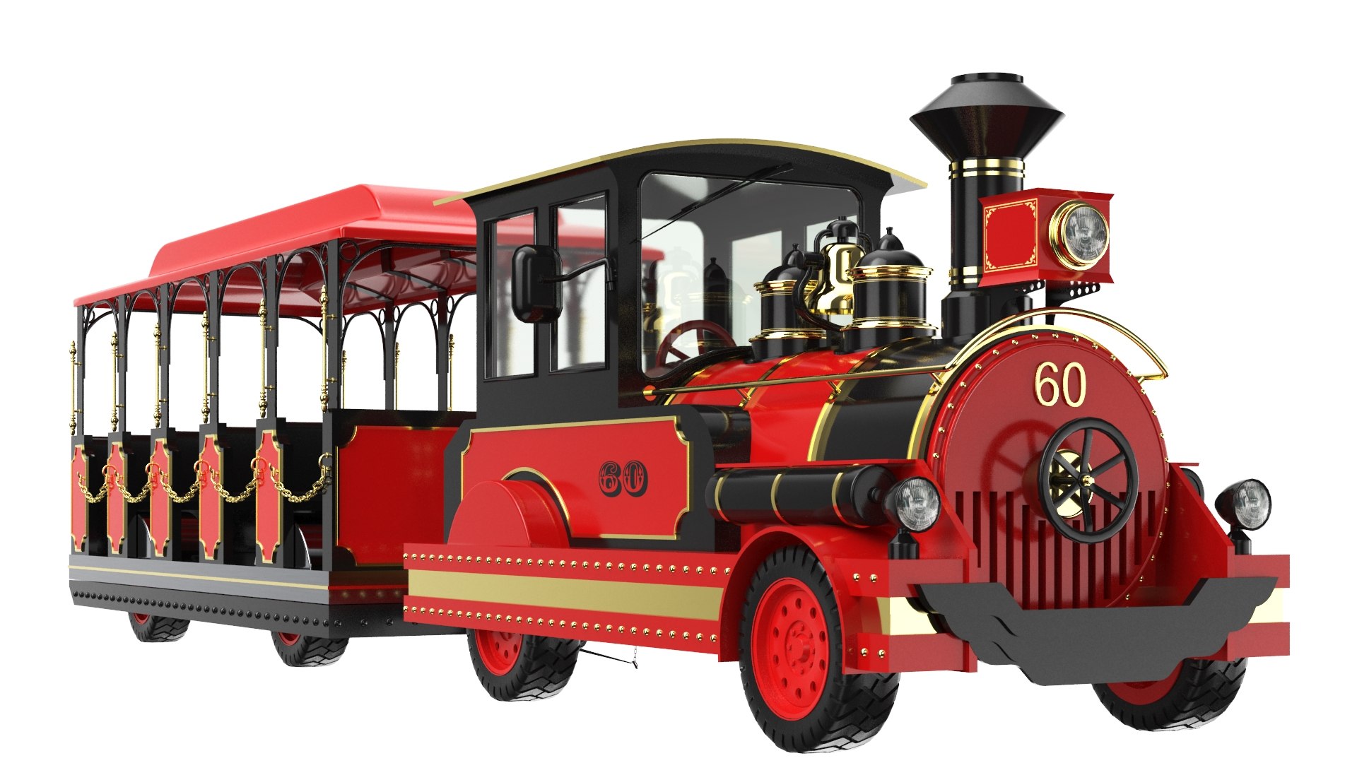 3D Two Detailed Trains - TurboSquid 2172229