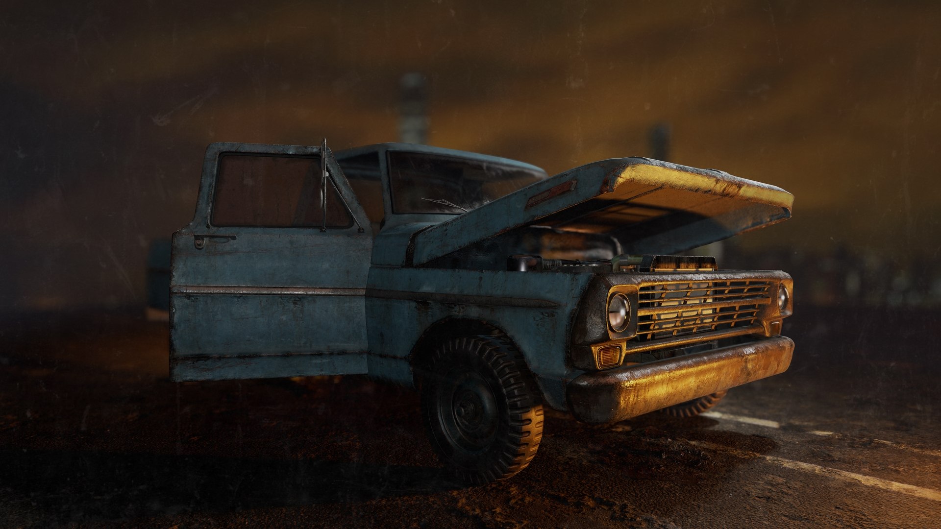 3D F-100 Engine Car Model - TurboSquid 1637803