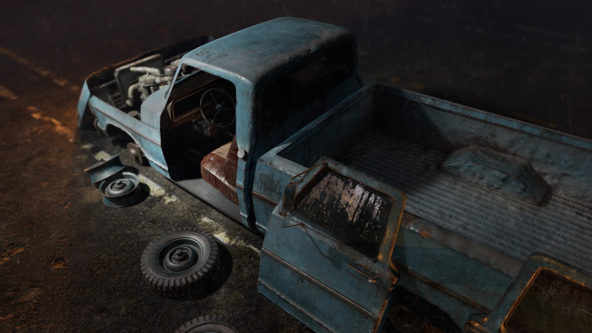 3D F-100 Engine Car Model - TurboSquid 1637803