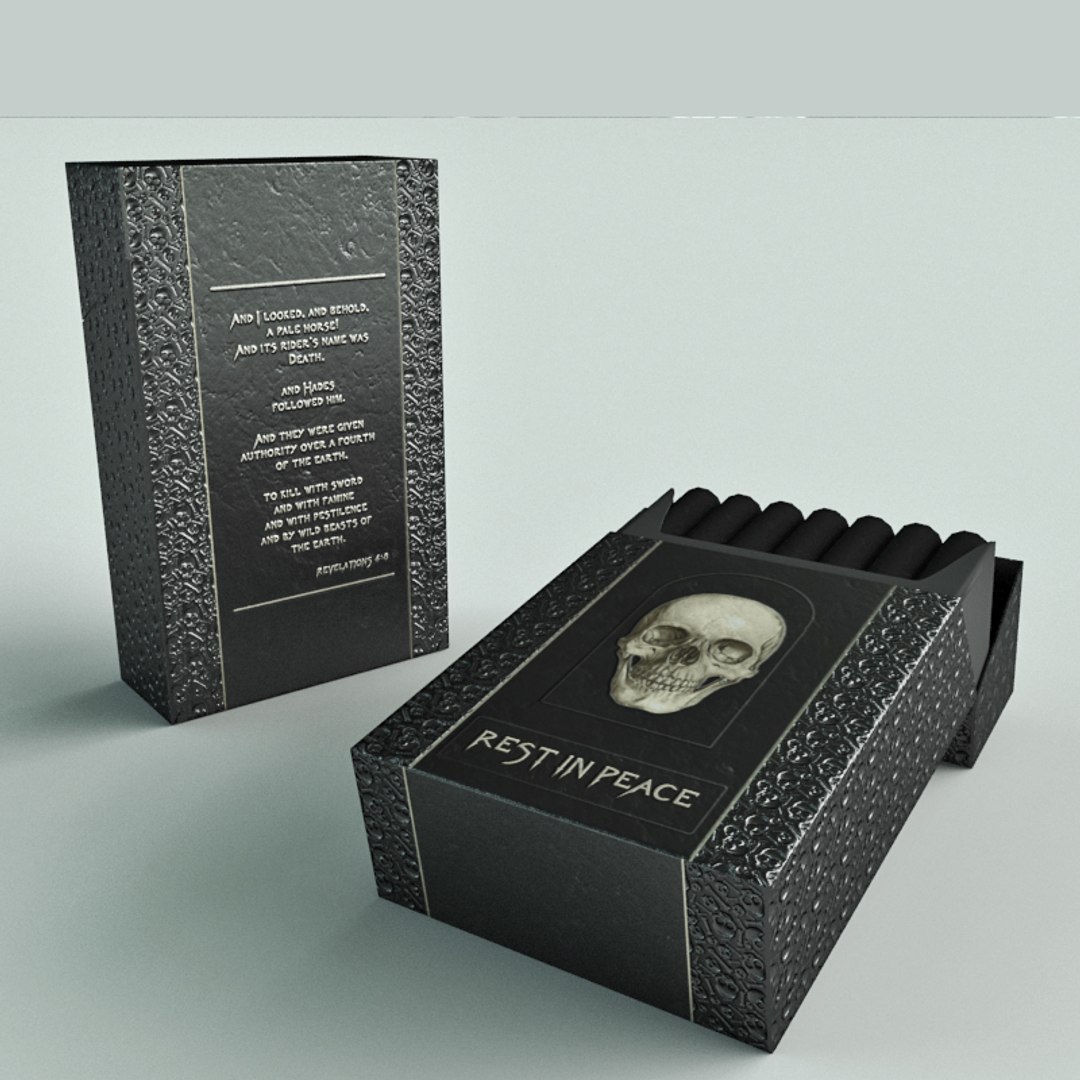 Death Cigarettes 3d Model