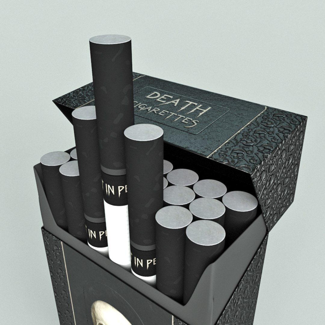 Death Cigarettes 3d Model