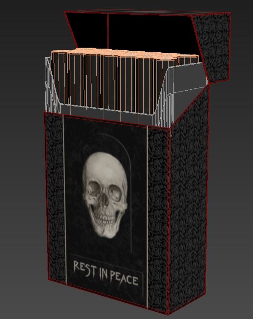Death Cigarettes 3d Model