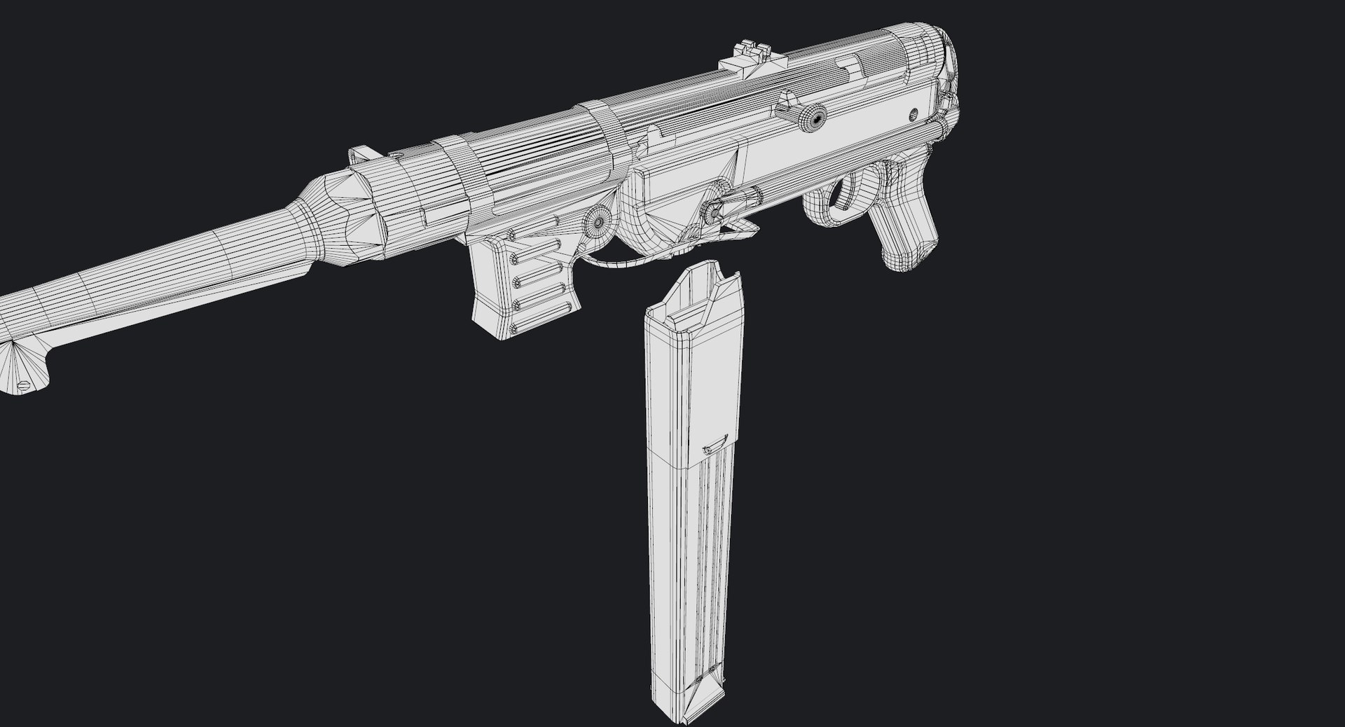 mp 40 3d max