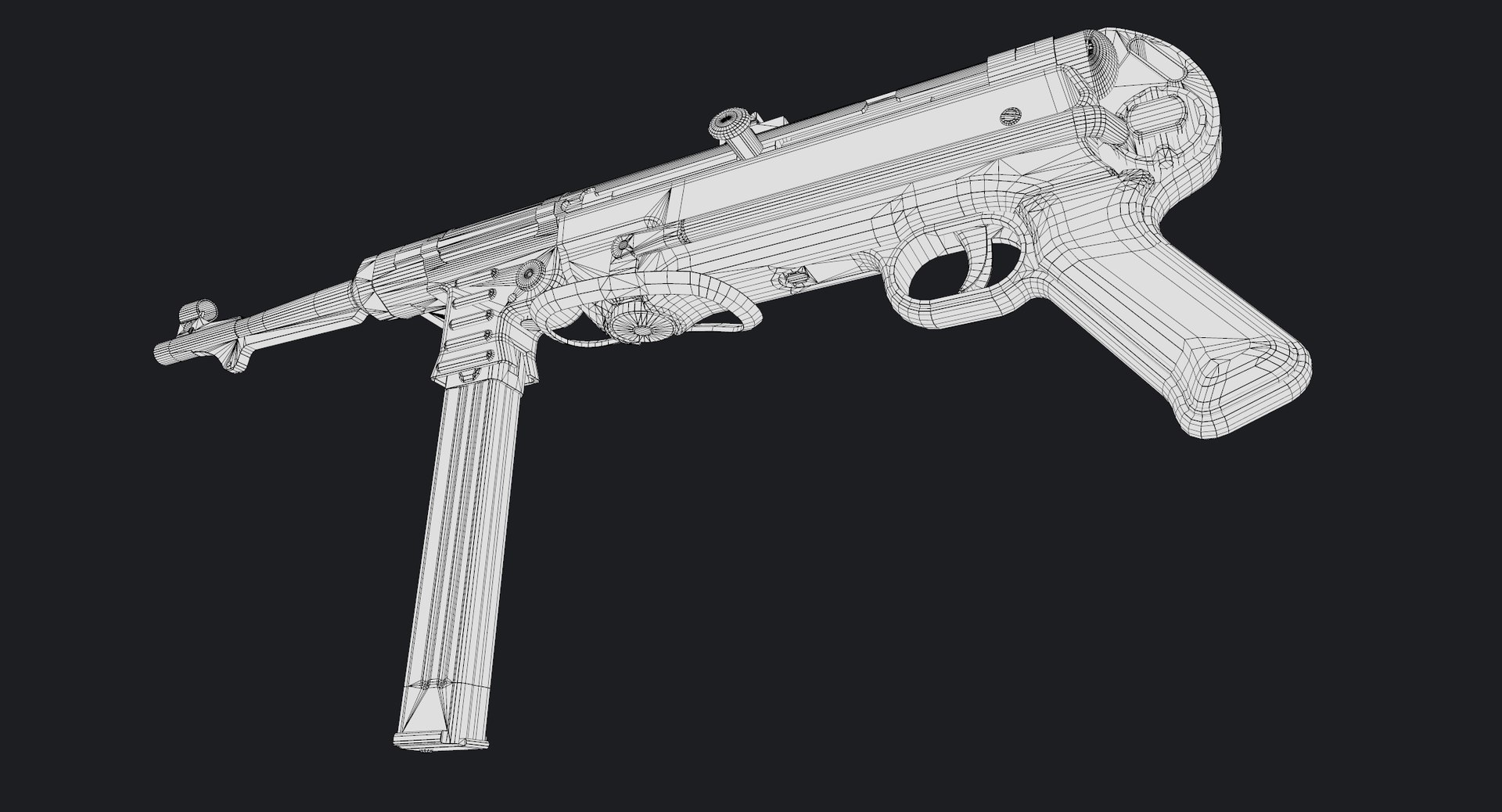 mp 40 3d max
