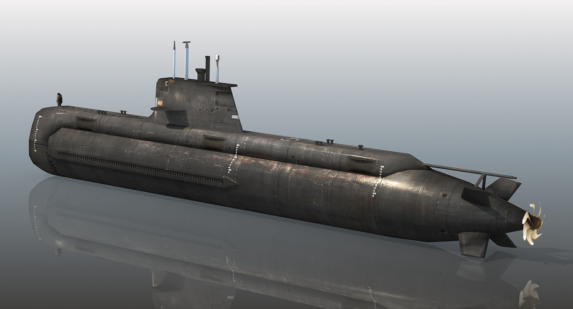 3D australian hmas collins ssg - TurboSquid 1177108