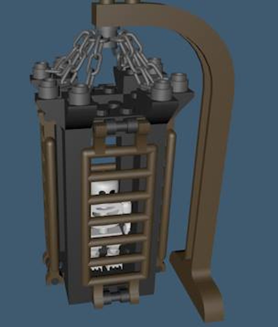3d Model Lego Hanging Cage
