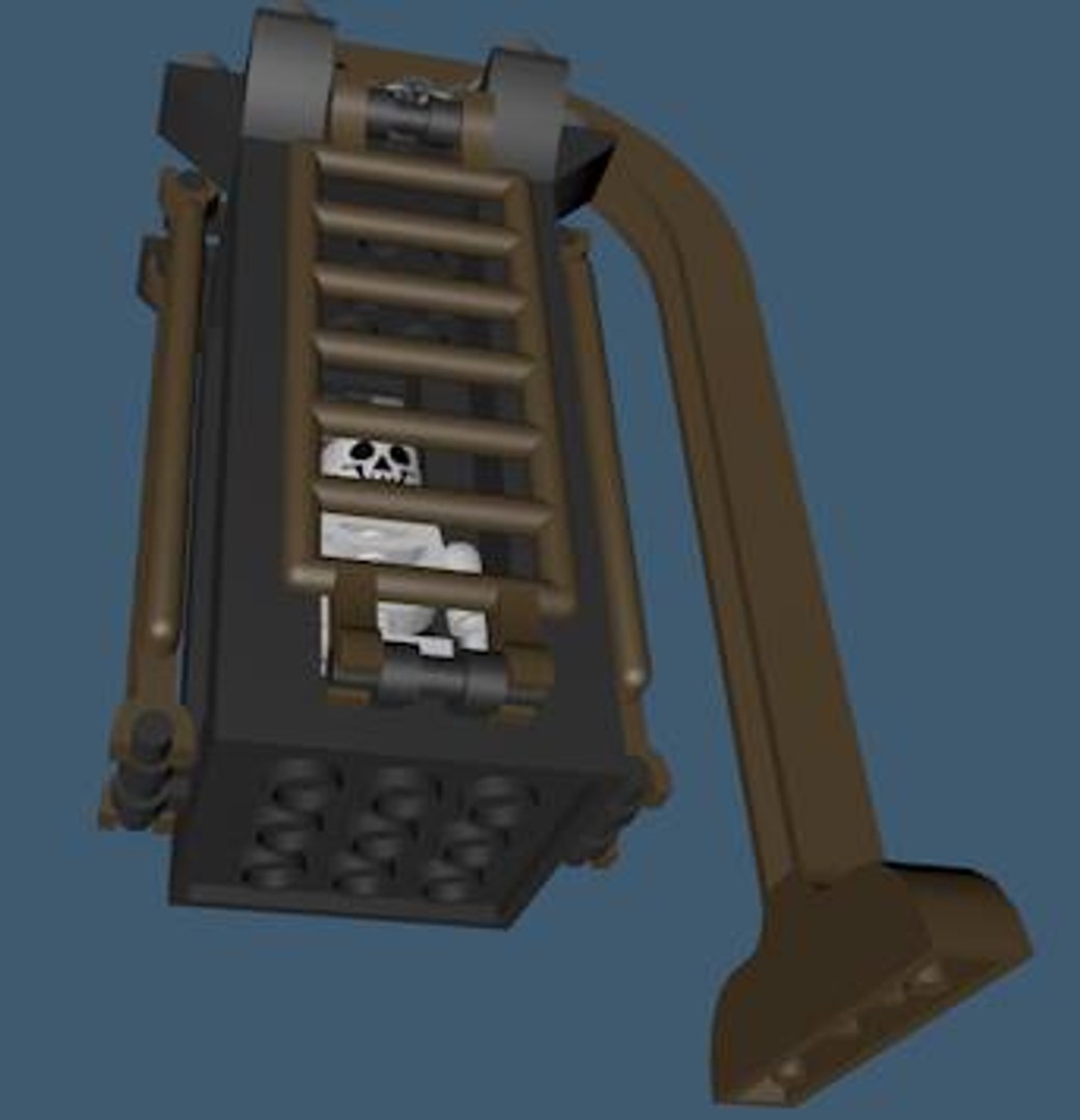 3d Model Lego Hanging Cage