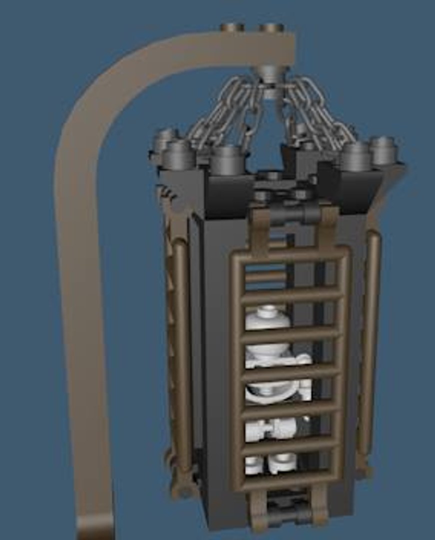 3d Model Lego Hanging Cage