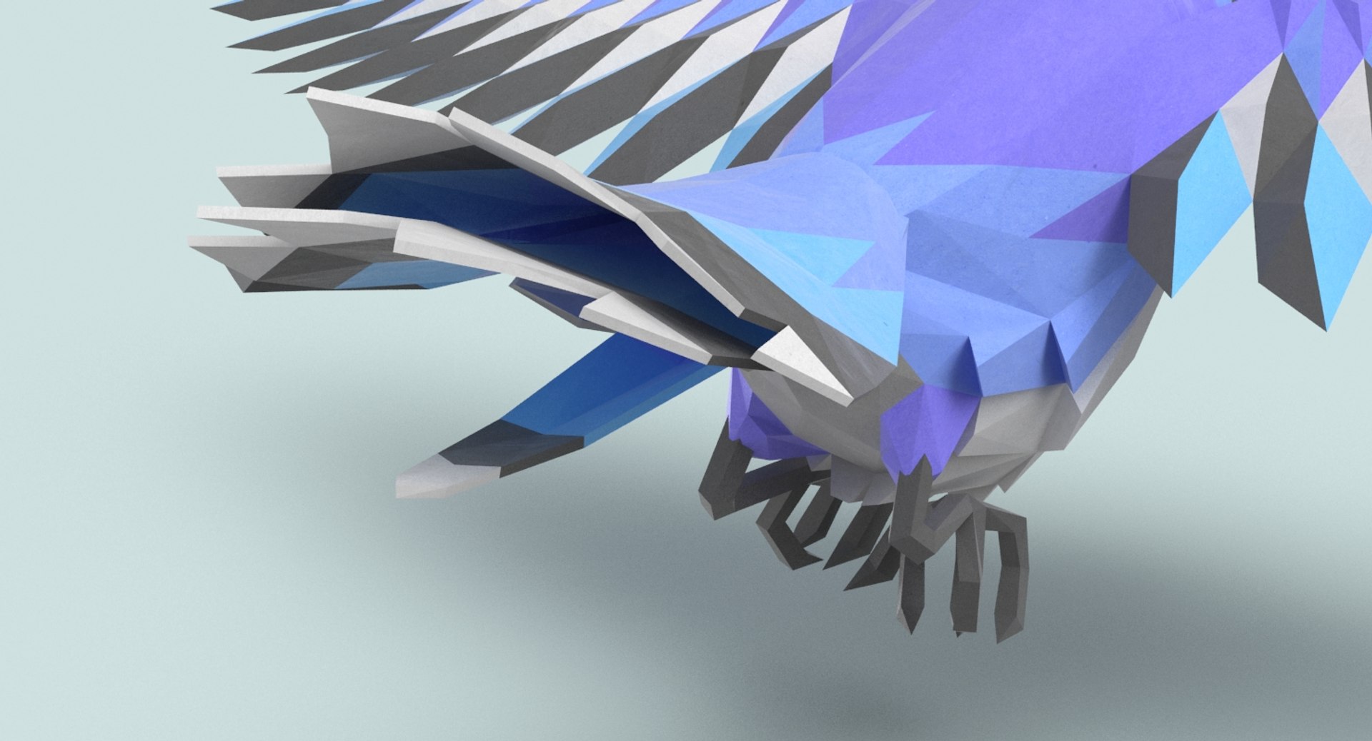 Bird----blue-bird-flying 3D Model - TurboSquid 1246277