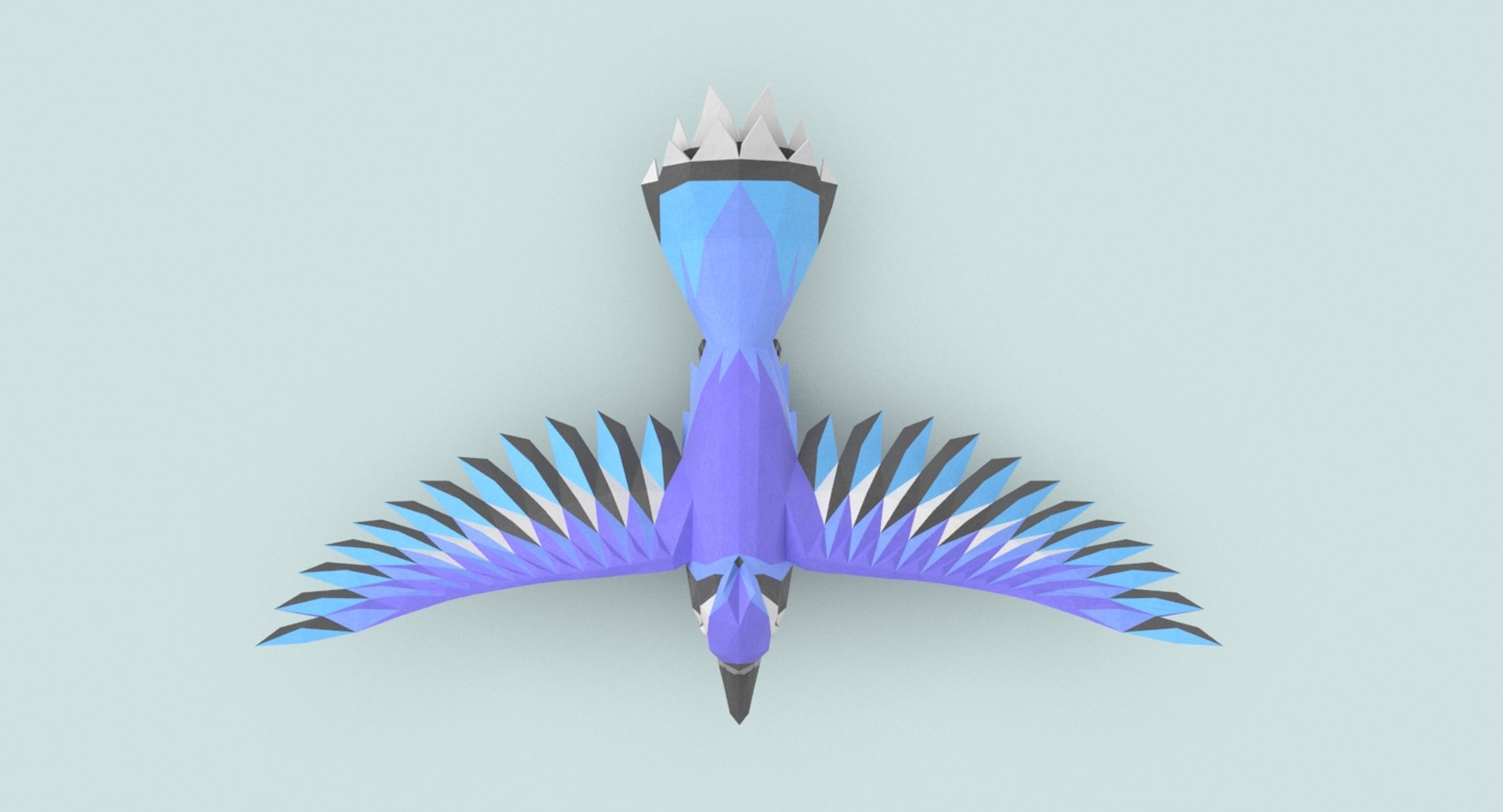 Bird----blue-bird-flying 3D Model - TurboSquid 1246277