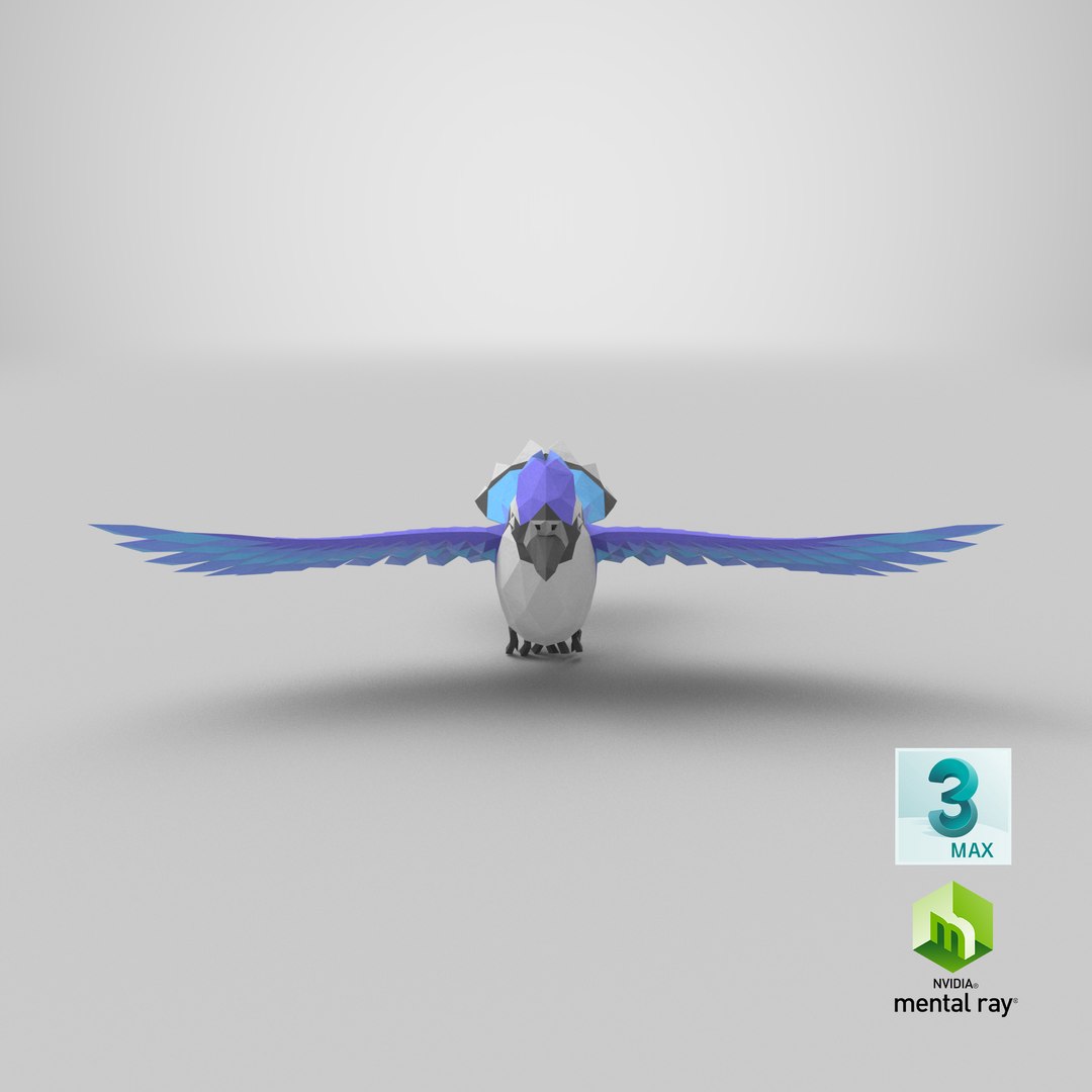 Bird----blue-bird-flying 3D Model - TurboSquid 1246277