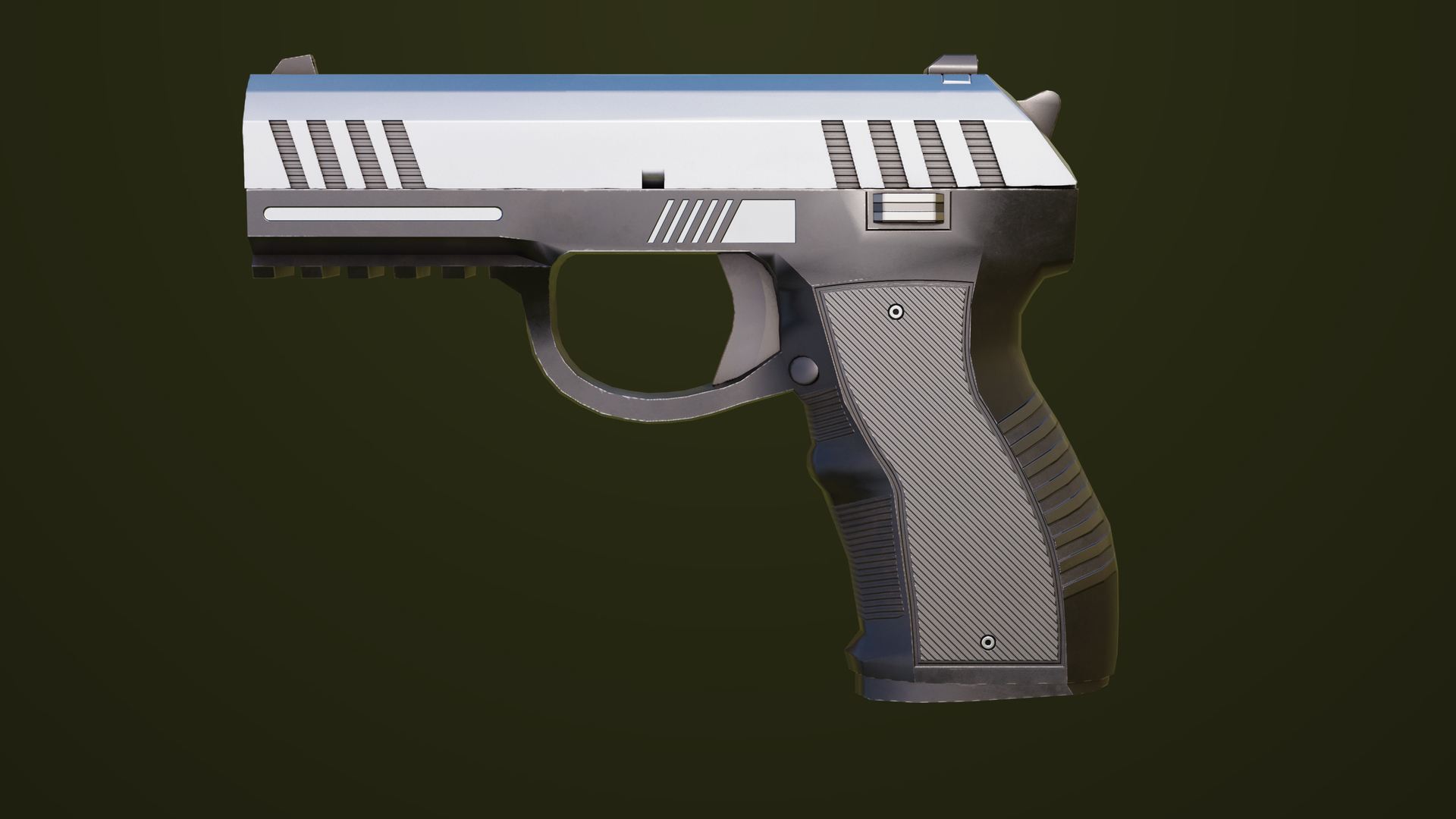 Generic Pistol 04 All PBR Unity UE Textures Included Model - TurboSquid ...