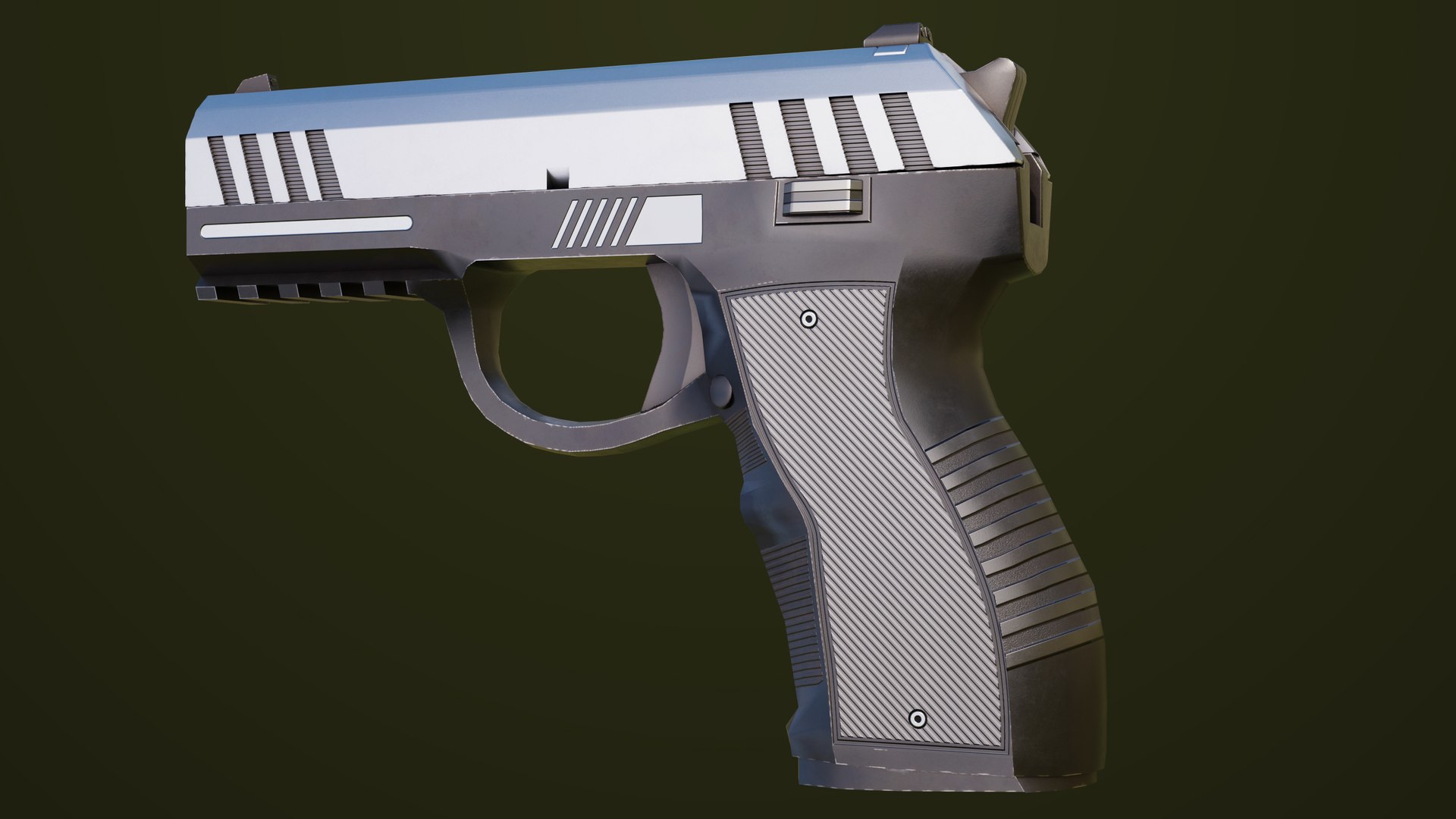 Generic Pistol 04 All PBR Unity UE Textures Included Model - TurboSquid ...