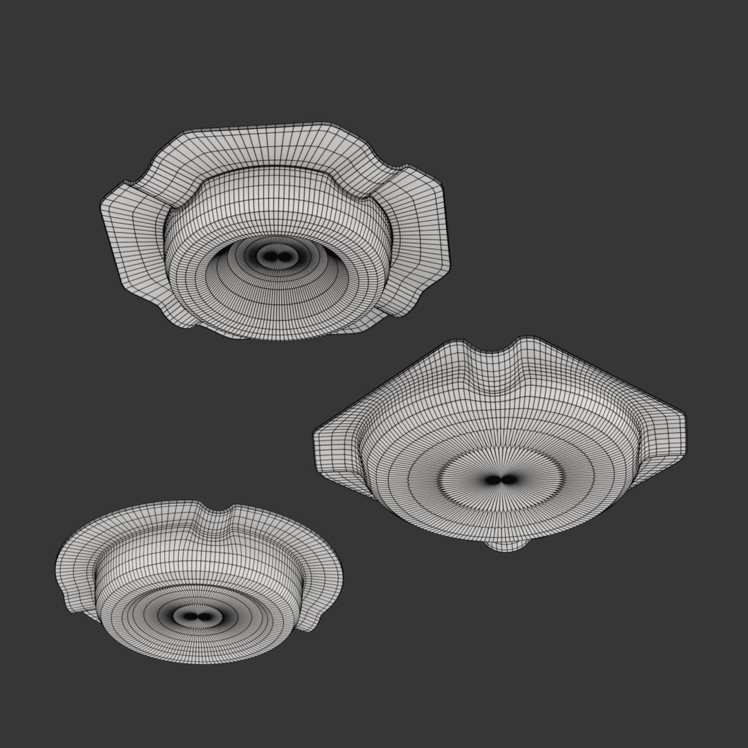 Ashtray Ash Metal 3D Model - TurboSquid 1245144