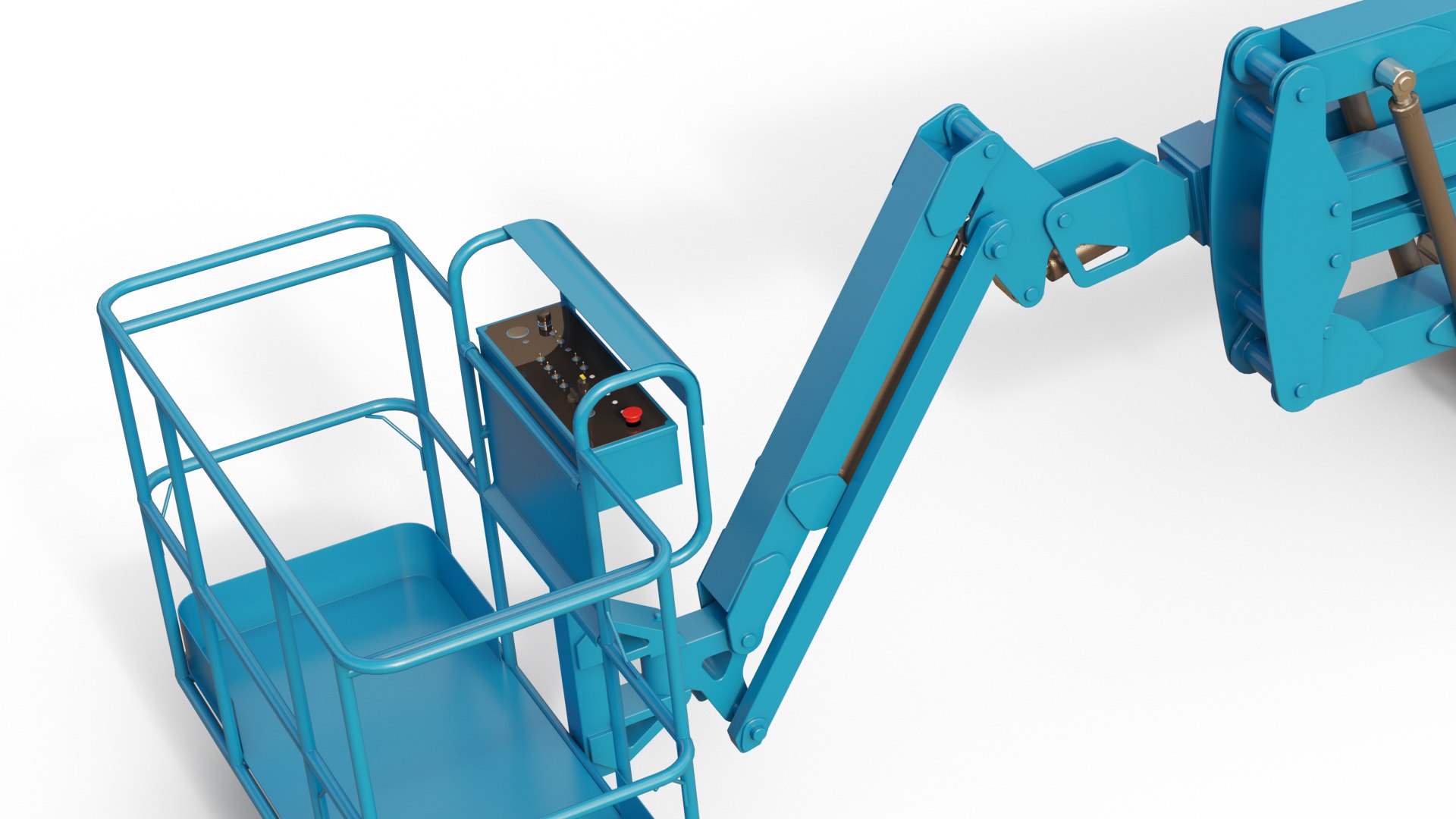 Basket Lift Boom Lift 3D - TurboSquid 1743132