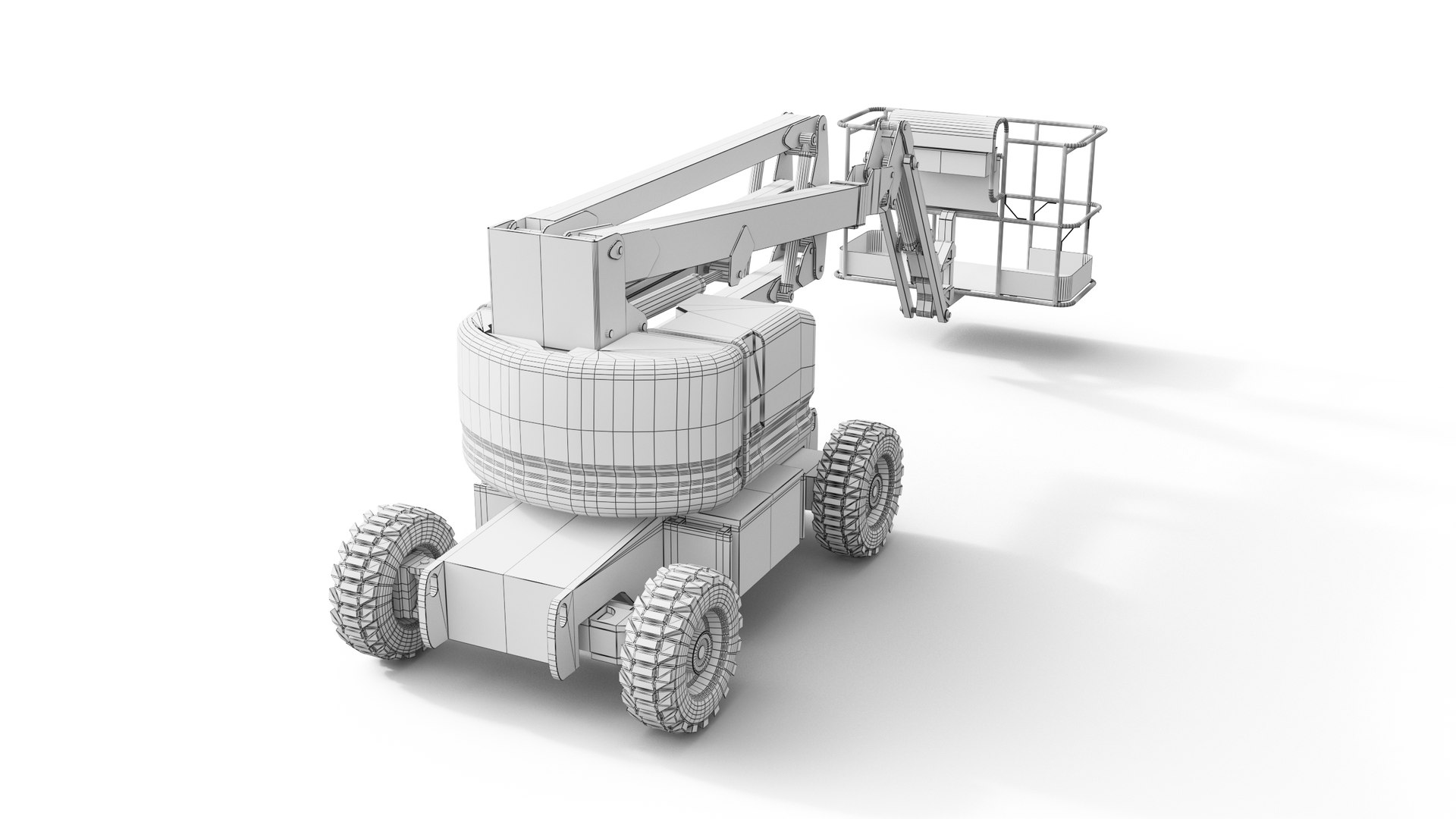 Basket Lift Boom Lift 3D - TurboSquid 1743132