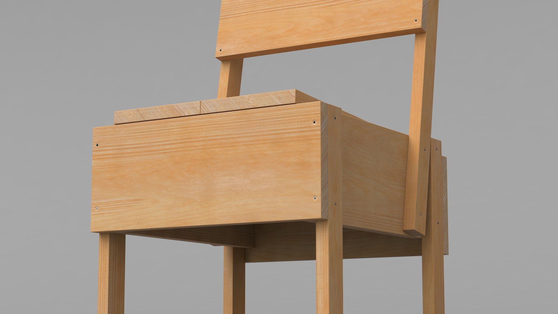 Chair 01 Enzo Mari 3D - TurboSquid 1248431