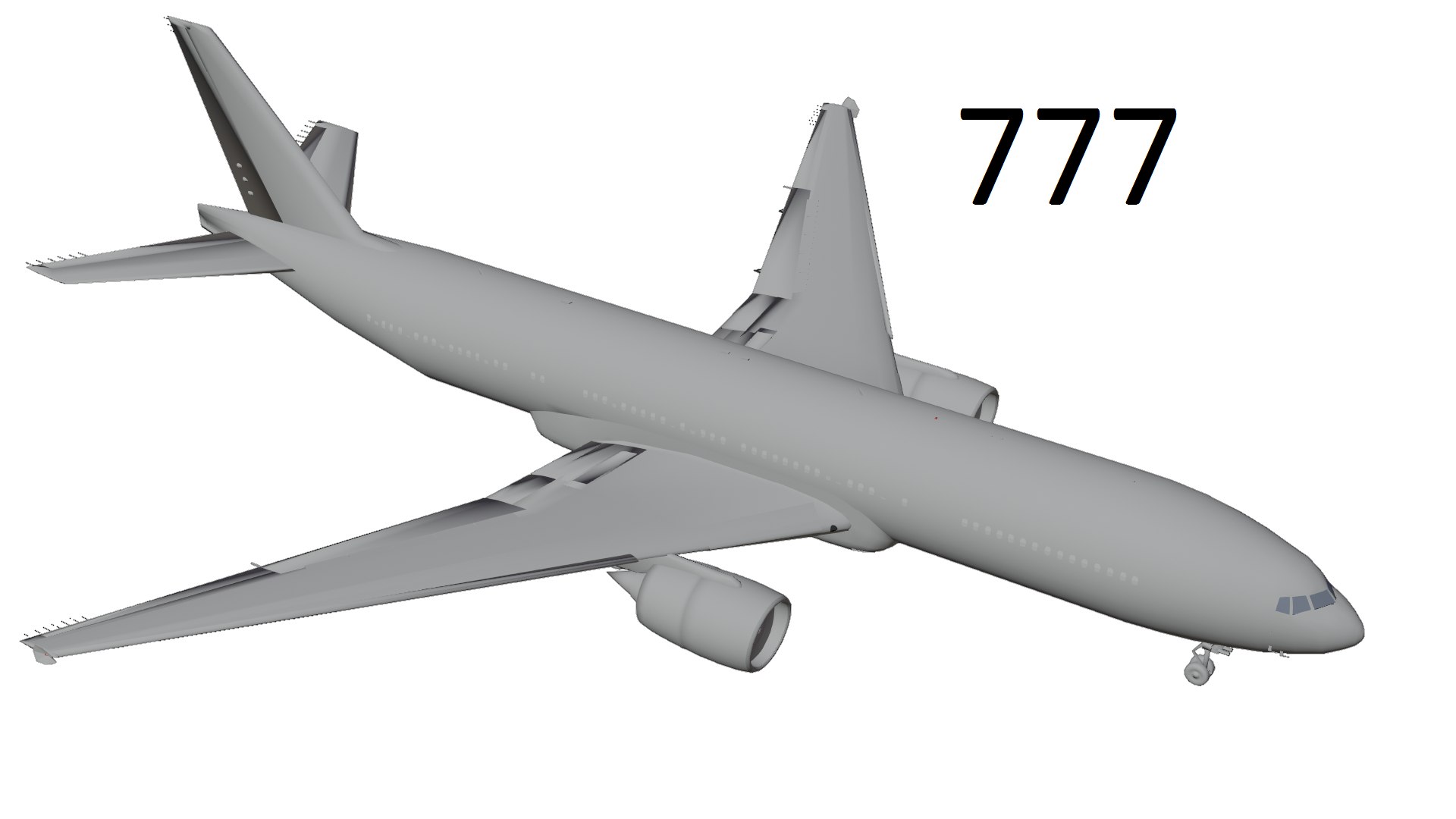 Boeing 777 3D - TurboSquid 2100393