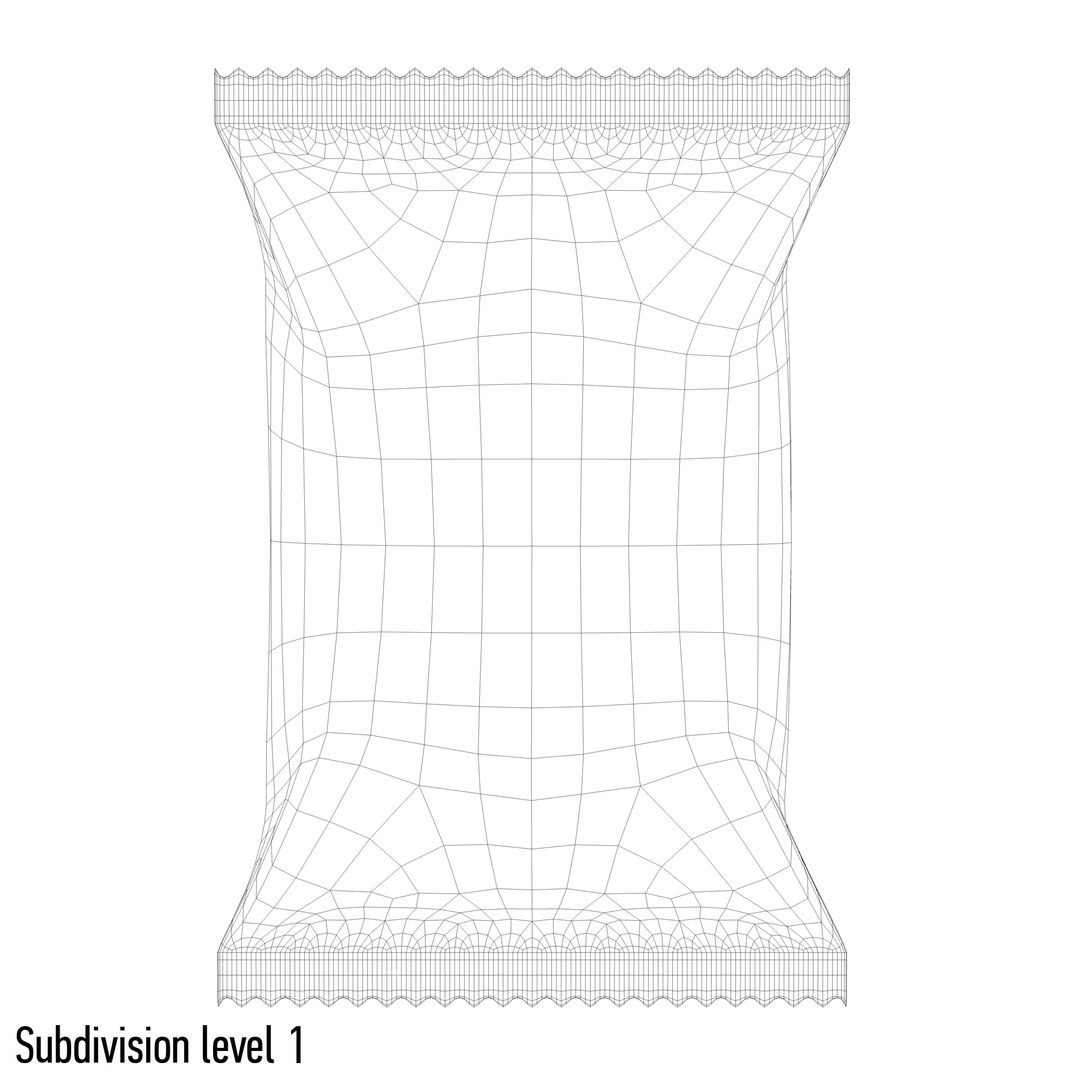 Snack Packing 3d Model