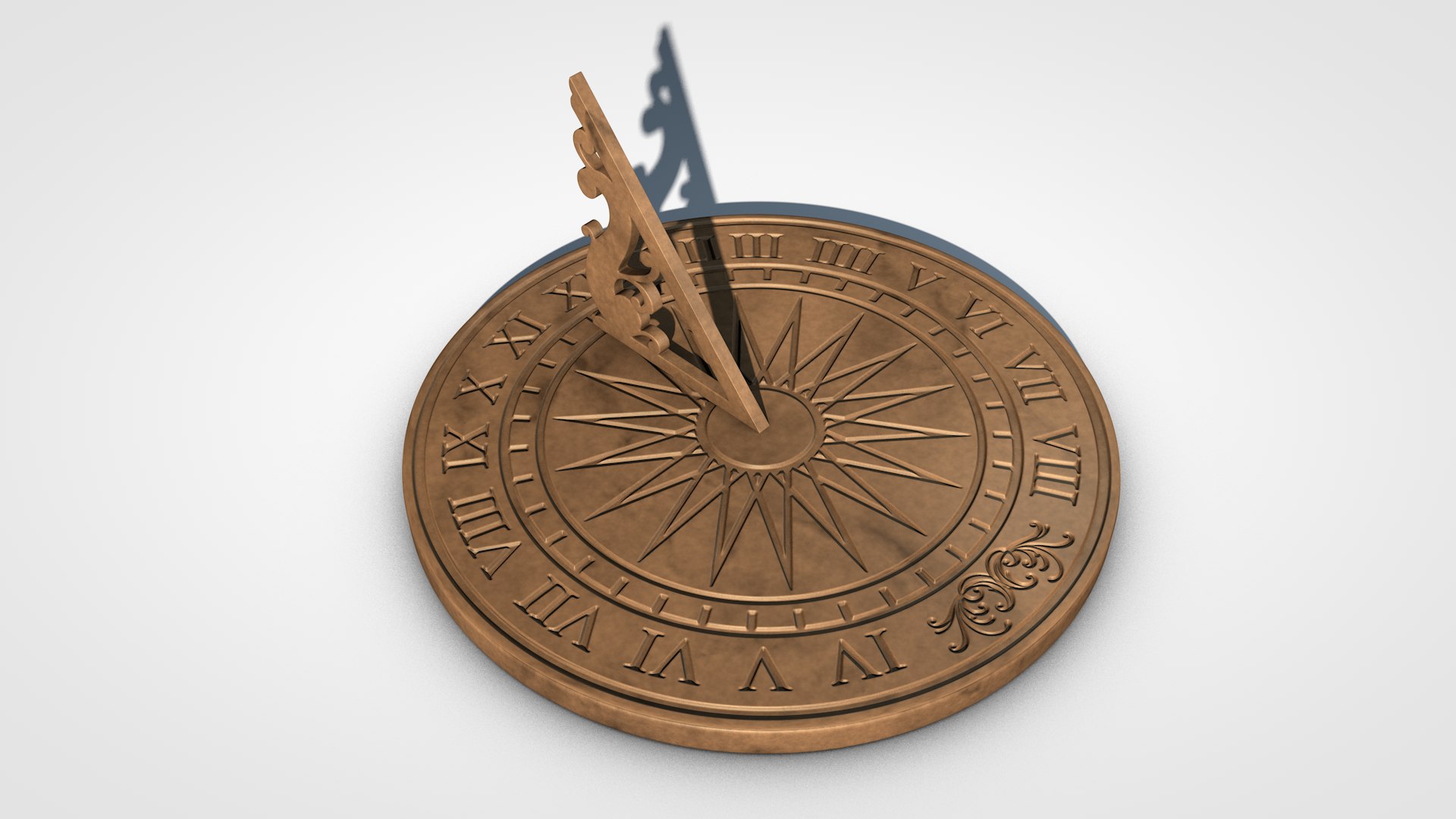 3D Sundial Sun Model | 1148444 | TurboSquid