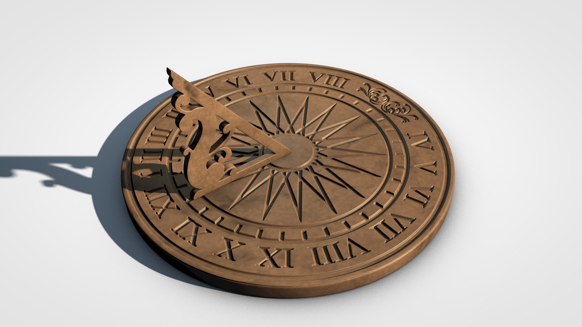 3D Sundial Sun Model | 1148444 | TurboSquid