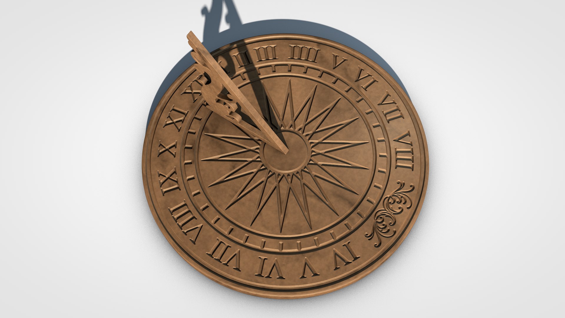 3D Sundial Sun Model | 1148444 | TurboSquid